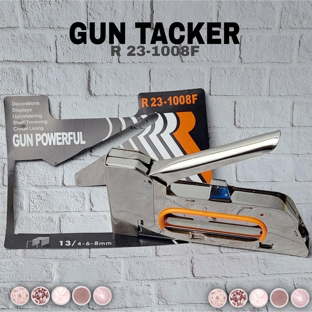 Jual Staples Tembak / Staples Tembak Gun Tacker R 23-1008F | Shopee ...