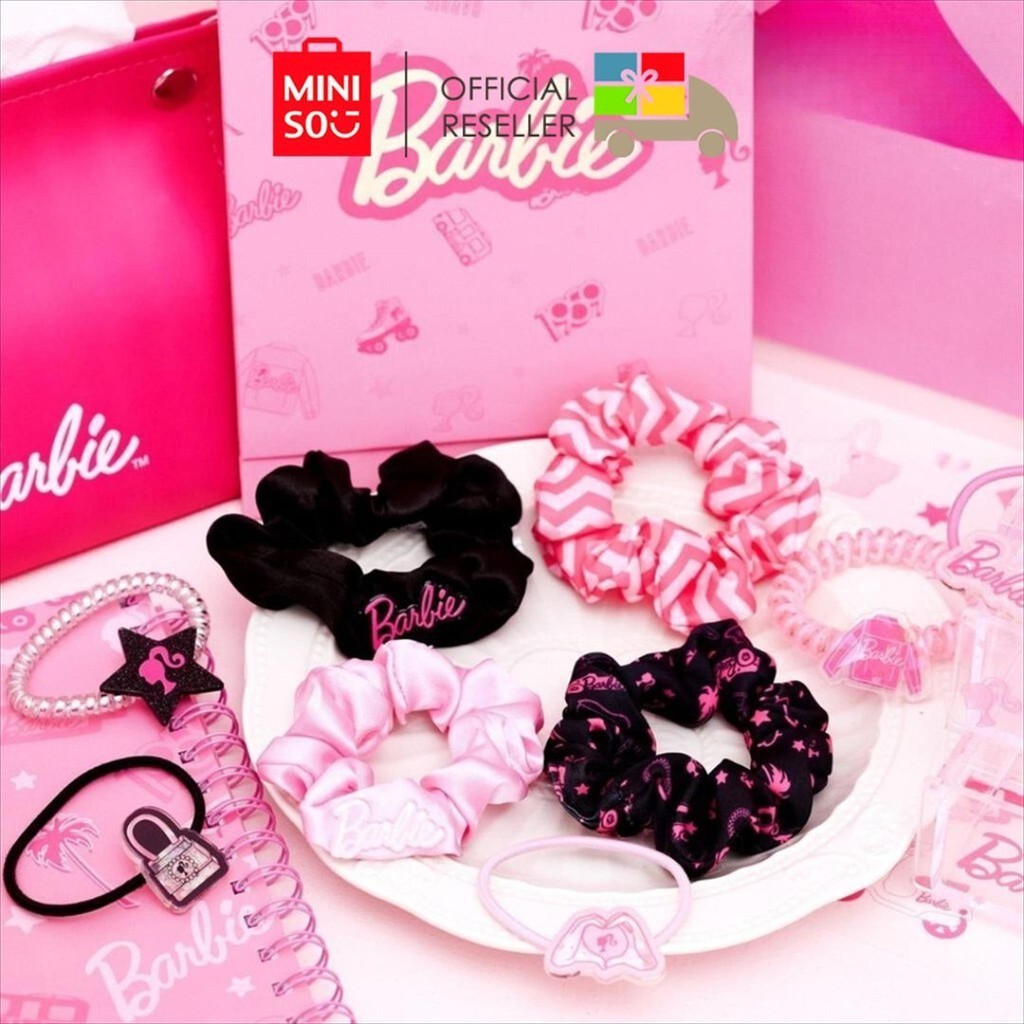 Jual Miniso Barbie Hair Tie Ikat Rambut / Kunciran | Shopee Indonesia