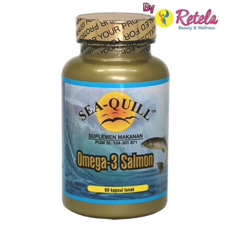 Jual SEA QUILL OMEGA 3 SALMON 60 KAPSUL / MINYAK IKAN / SUPLEMEN ...