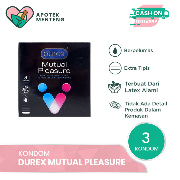 Jual Kondom Durex Mutual Pleasure - Isi 3 | Shopee Indonesia