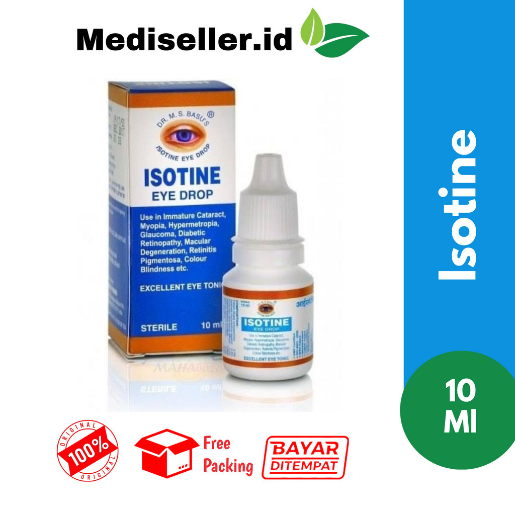 Jual Isotine Eye Drop Original, Katarak, Myopia, Glukoma, Hypermetropia ...