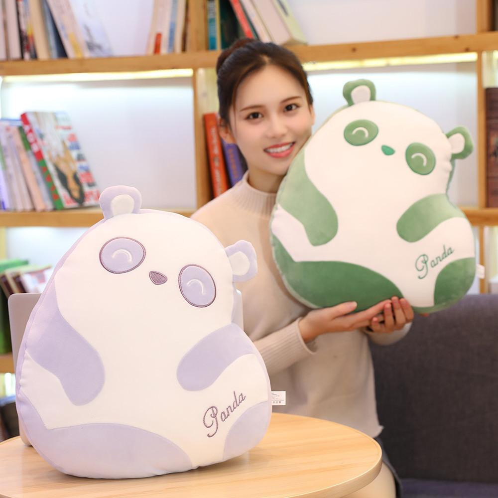 Jual Bantal Tidur Sofa Lucu Karakter Boneka Panda Warna Warni Bahan ...