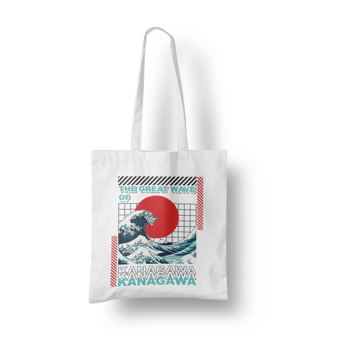 Jual Tas Totebag Great Wave Kanagawa : Gaya Modern Jepang Tas Sehari ...