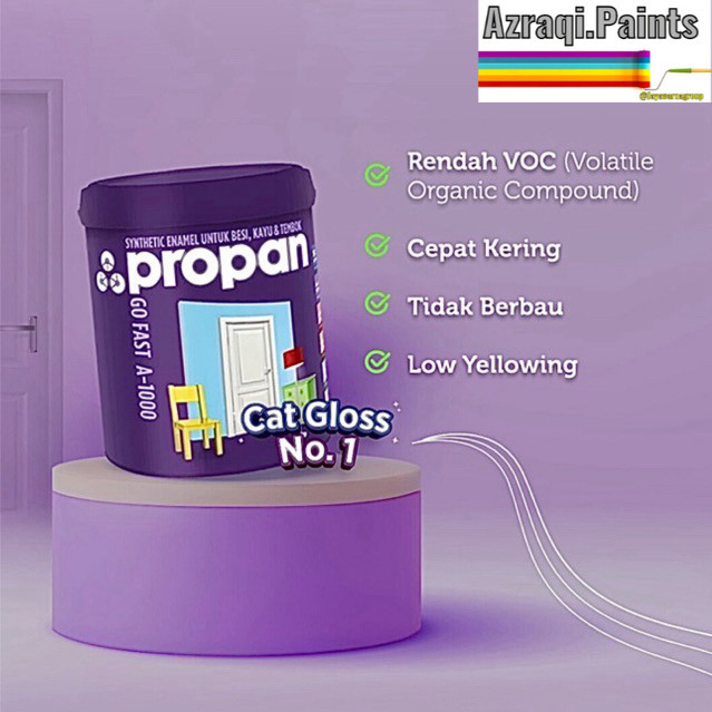 Jual PROPAN GO FAST A - 1000 ( 0.9 LITER ) / CAT KAYU DAN BESI ...