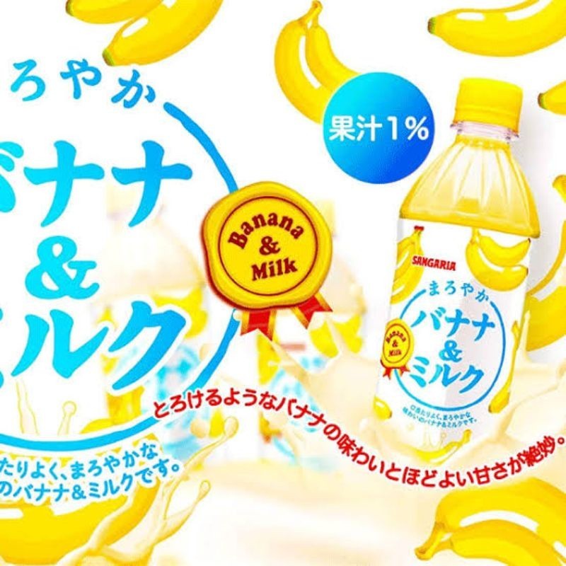 Jual Sangaria banana milk drink/sangaria strawberry milk drink/sangaria ...