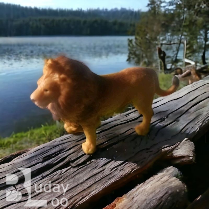 Jual Mainan Binatang Miniatur Hewan Singa Lion 6 cm aa1 Maket Diorama ...