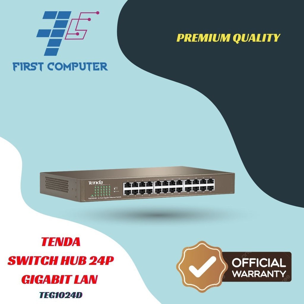 Jual Tenda Switch Hub Gigabit Ethernet TEG1024D - 24-Port | Shopee ... Jual Tenda Switch Hub Gigabit Ethernet TEG1024D - 24-Port | Shopee ...