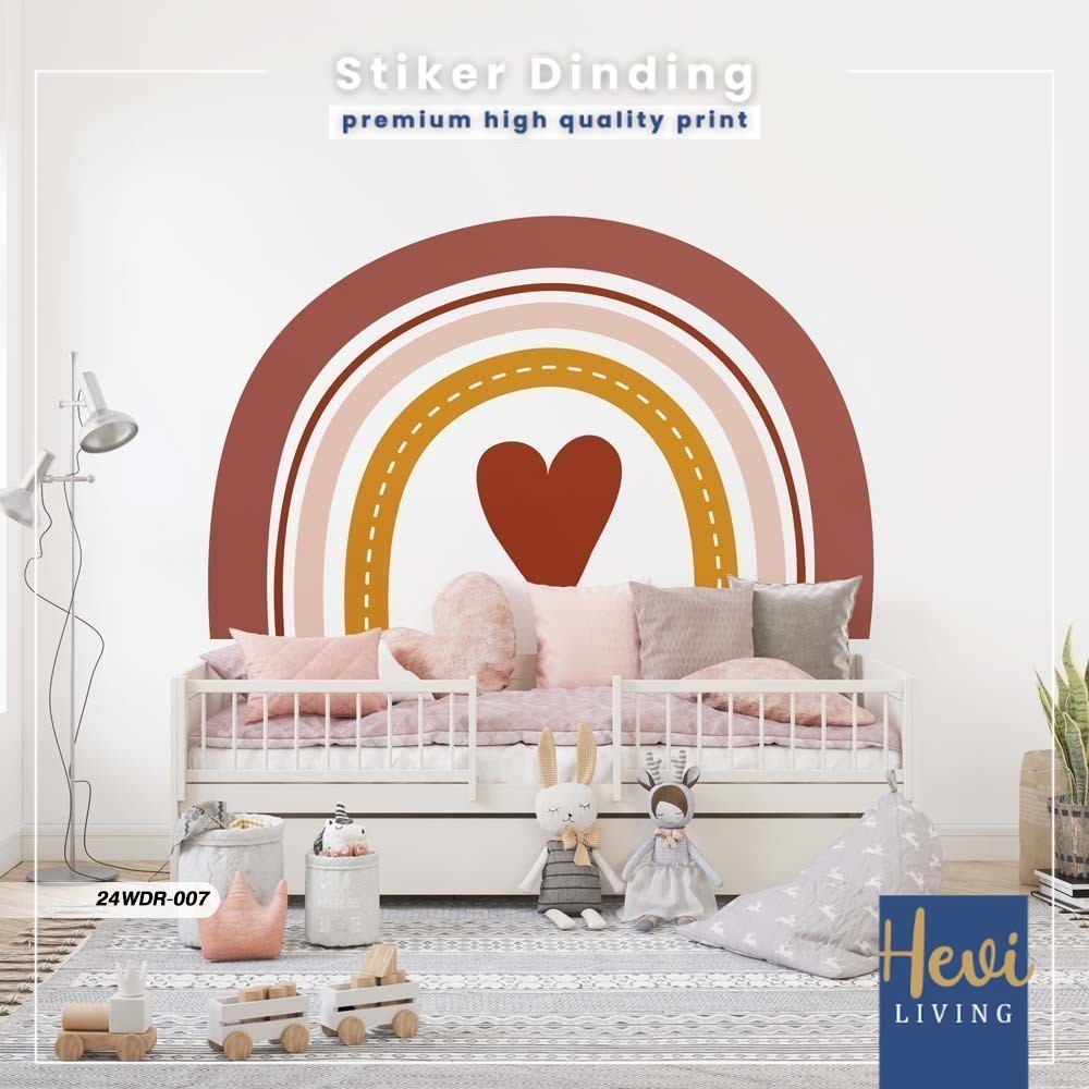 Jual Stiker Dinding Wall Decal - Stiker Dinding Gambar Rainbow Pelangi ...