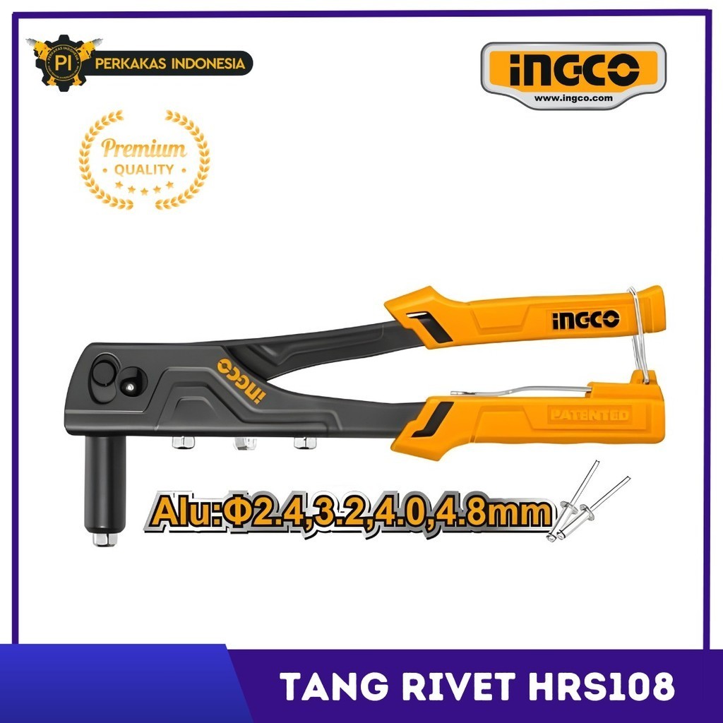 Jual Tang Rivet 10.5 Inch INGCO HR104 Hand Riveter 10.5" Tank Riveting ...