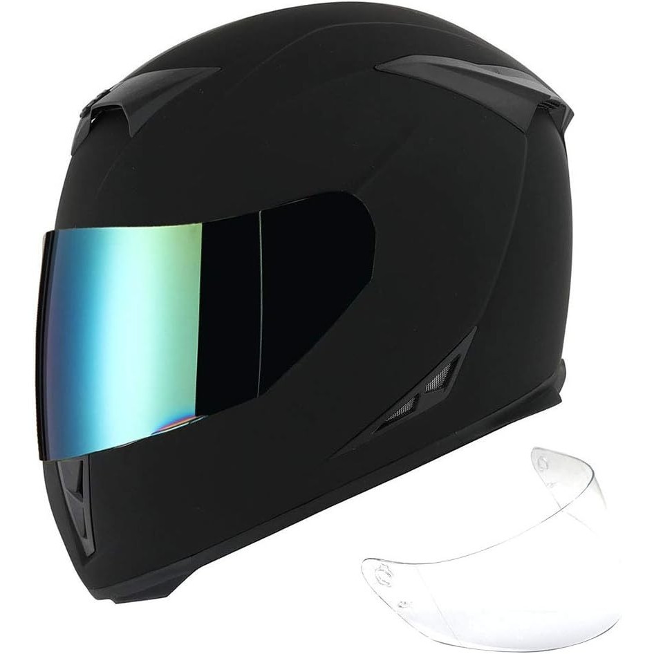 Jual Helm Full Face Sepeda Motor Hitam Matt | Shopee Indonesia