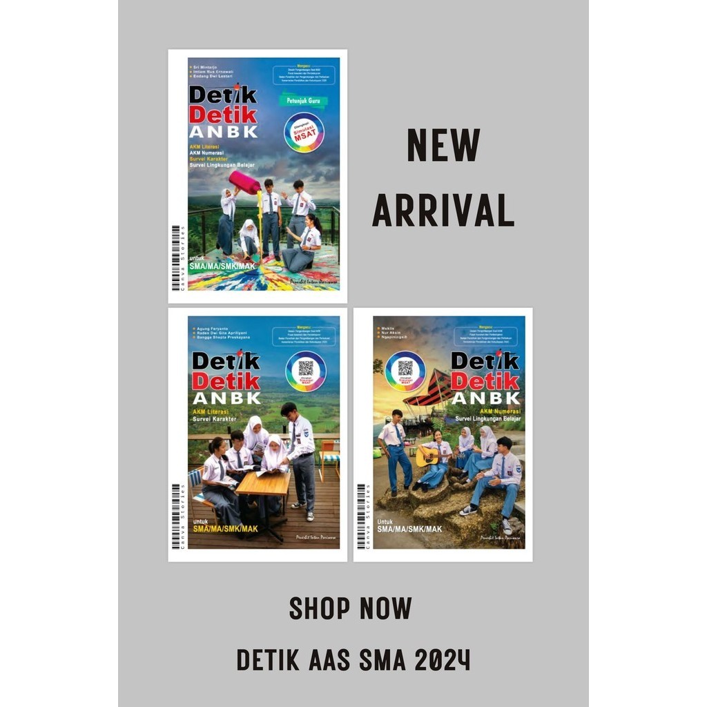 Jual Buku Detik Detik SMA/MA ANBK Literasi dan numerasi Intan Pariwara ...
