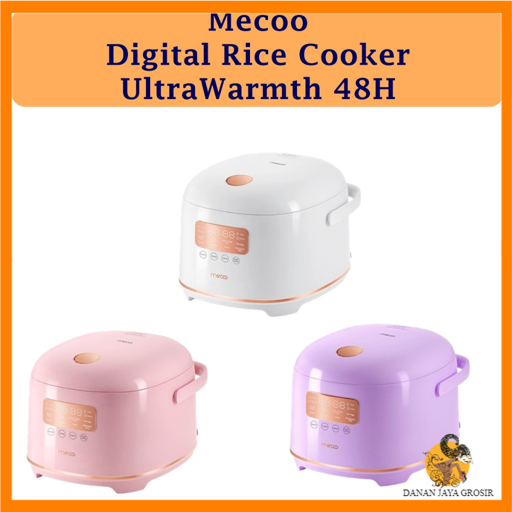 Jual Mecoo Most Aesthetic Digital Rice Cooker UltraWarmth 48H Kapasitas ...