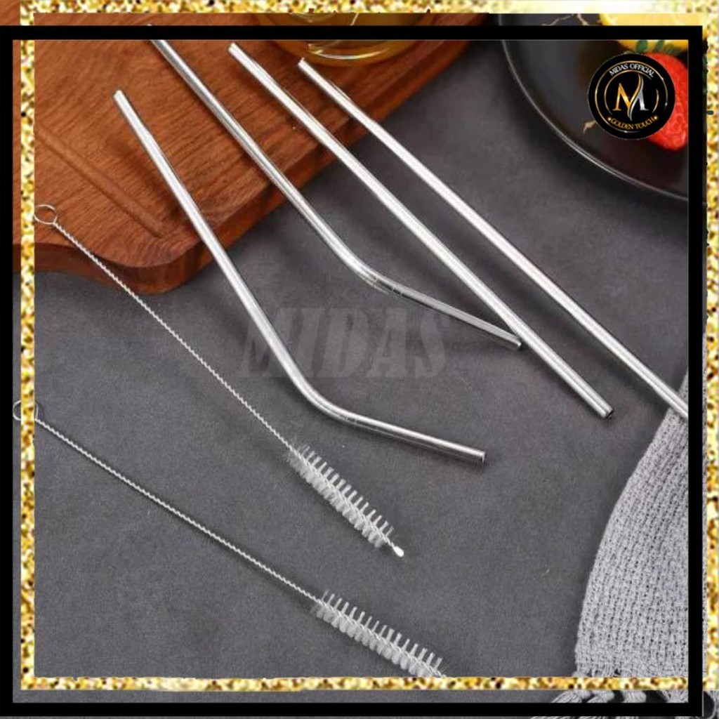 Jual SEDOTAN STAINLESS 3 IN 1 SEDOTAN BESI LENGKUNG BENGKOK STRAW ...