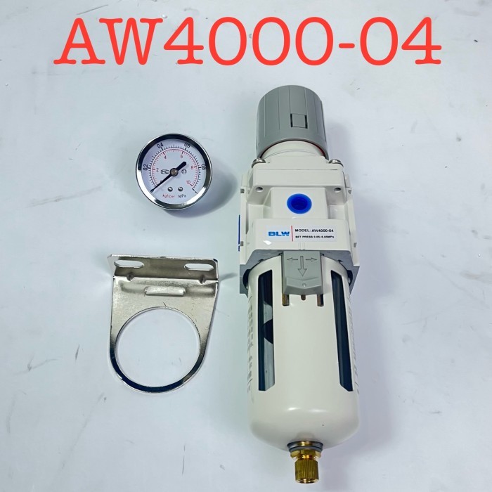 Jual BLW AW3000-03 Pneumatik Regulator Angin Drat 1/2 inch 1/2 ...