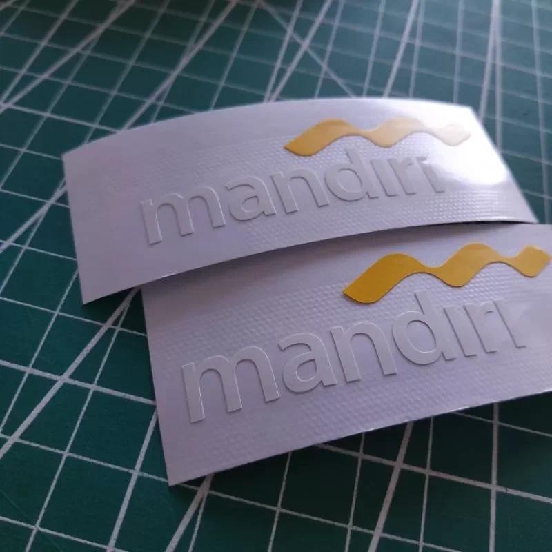 Jual STIKER CUTTING STICKER logo bank mandiri FREE FOR CUSTOM | Shopee ...