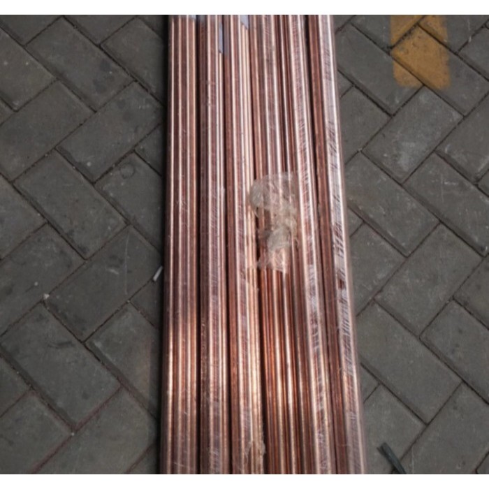 Jual COPPER ROD TEMBAGA 5/8 inch 3 METER ( GROUND GROUNDING 5/8" 3 ...