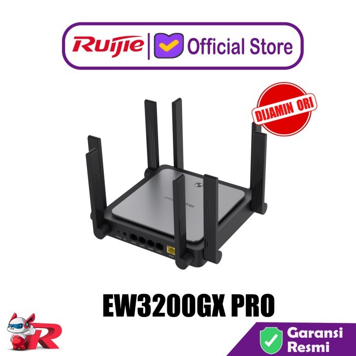 Jual Ruijie RG-EW3200GX PRO 3200M Wi-Fi 6 Dual-band Gigabit Mesh Router ...