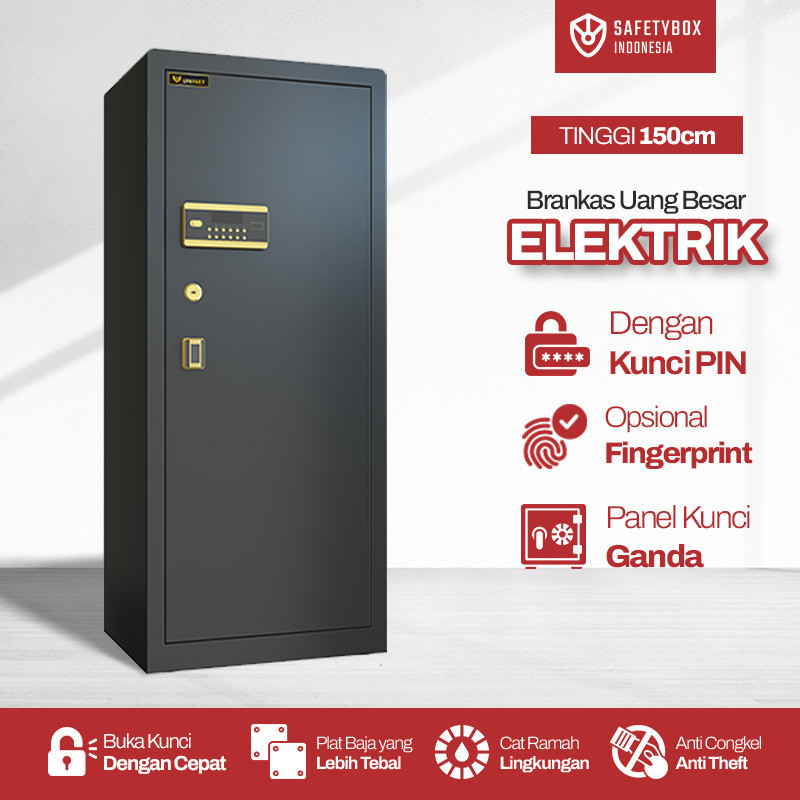 Jual Brankas Uang | Brangkas Besar Elektrik 150cm | Berangkas PIN ...