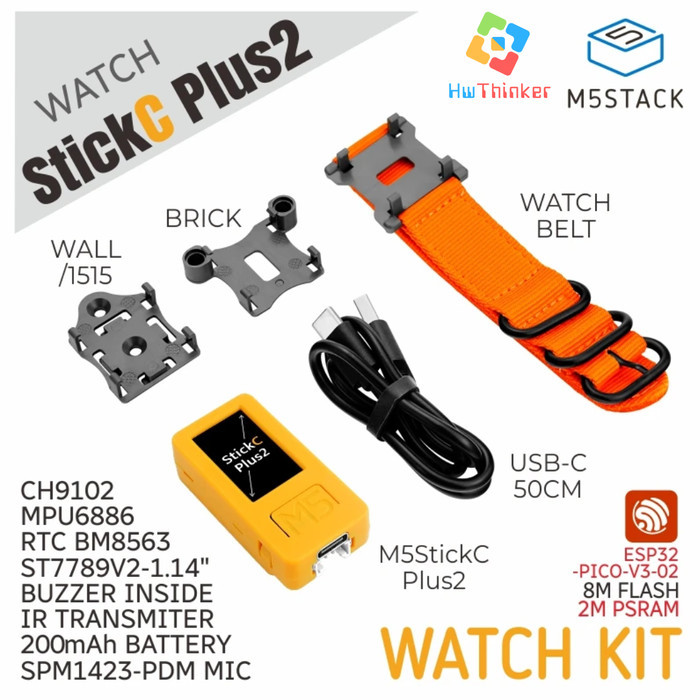 Jual Mh27 M5stack M5stickc Stickc Plus2 Plus 2 Esp32 Esp32 Pico Mini Iot Development Kit With
