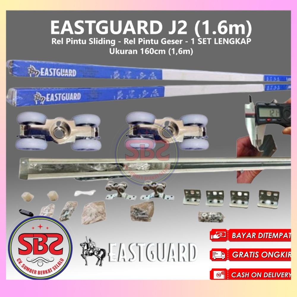 Jual REL SLIDING J2 EASTGUARD - Rel Pintu Dorong - Sliding Rail ...