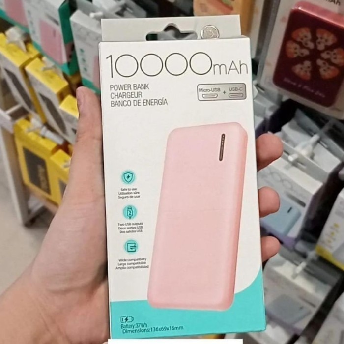 Jual Miniso 10000mAh Power Bank Model: SCCDB-220616-2 - Putih | Shopee ...