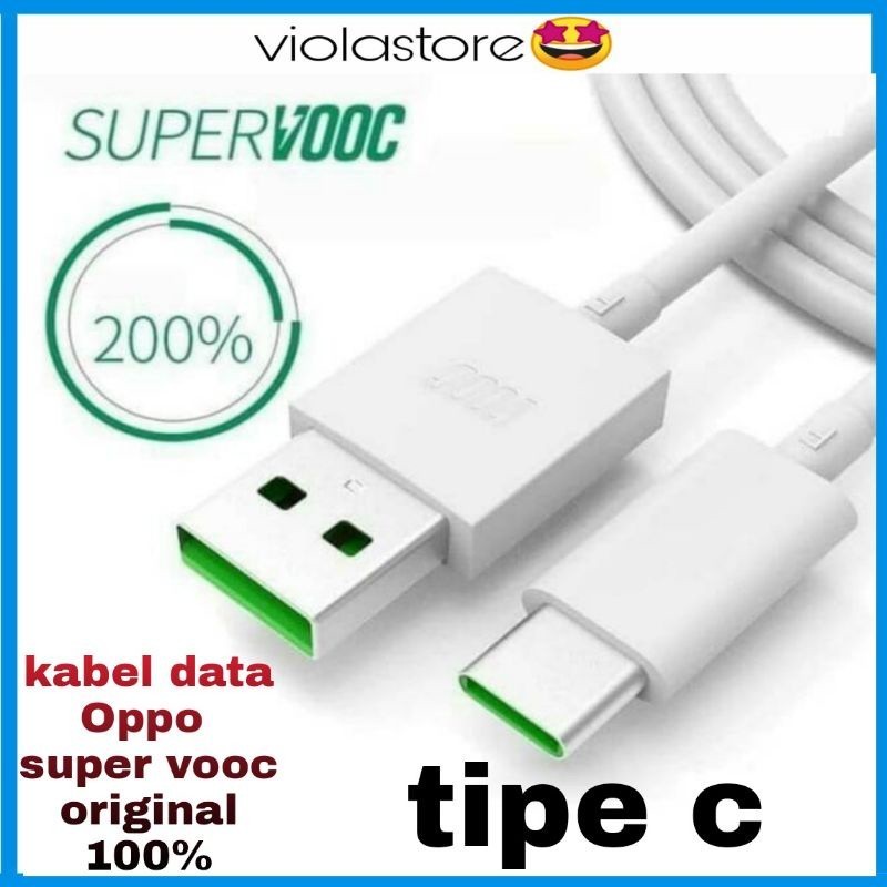 Jual Kabel data usb oppo tipe c tepsi original 100%. super Vooc fast ...