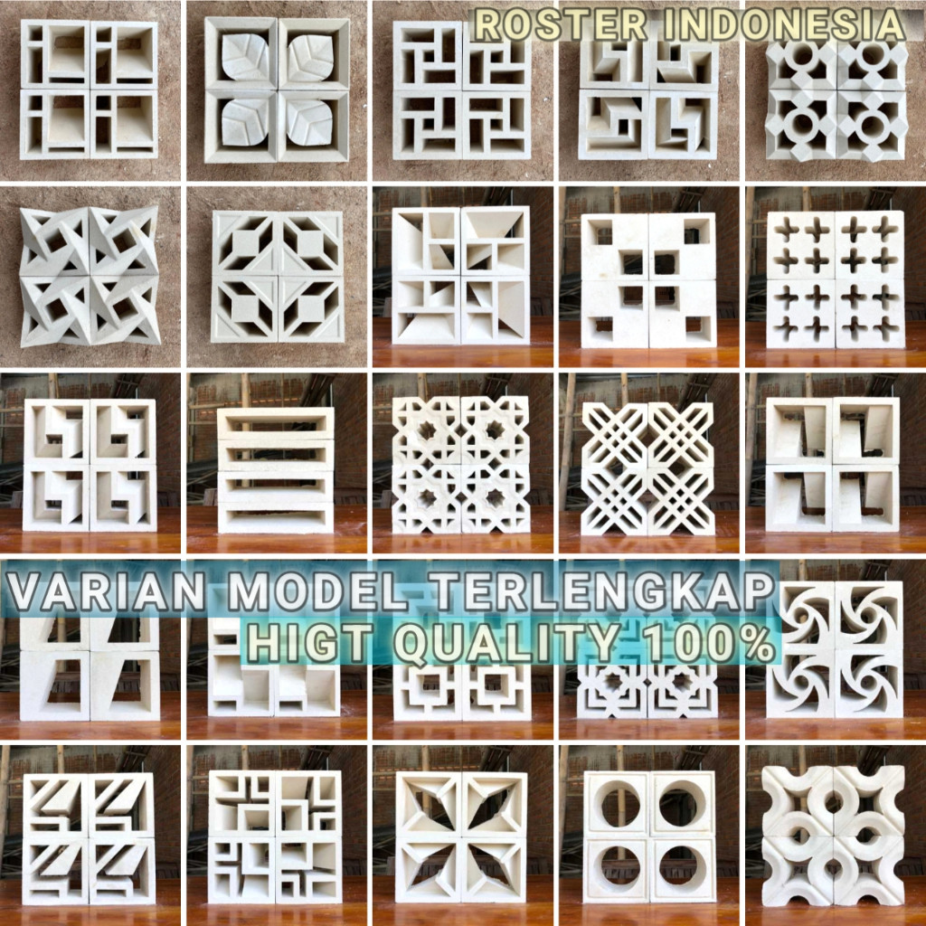 Jual ROSTER BETON MINIMALIS, LOSTER BETON MINIMALIS, lubang angin rumah ...