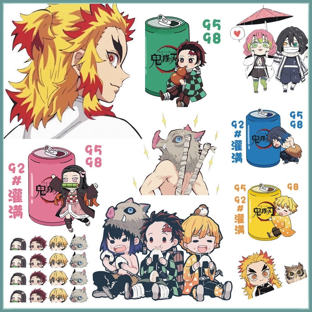 Jual Stiker Kaca Mobil Stiker Bodi Motor Anime Demon Slayer Kiemetsu No ...