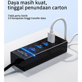 Jual Pasevin High Speed 4 Ports USB HUB 3.0 Adapter aksesoris kompute computer cabang USB ...