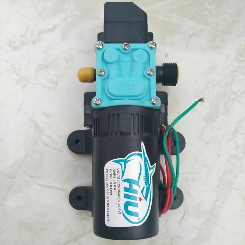 Jual Dinamo pompa DC Sprayer HIU 100psi 12V 5A 5LPM Sinleader Shell ...