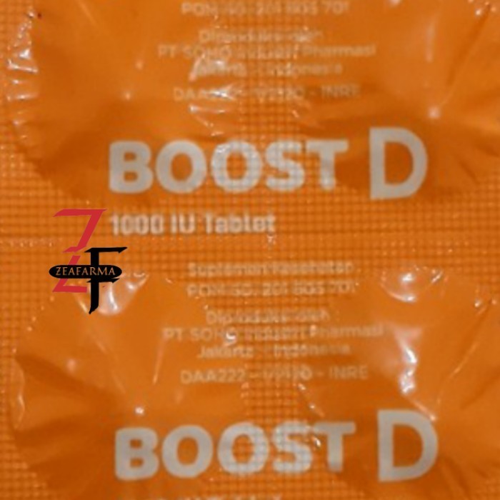 Jual original- Boost D vitamin D 1000 iu hrg/strip 10 tablet -(PROMO ...