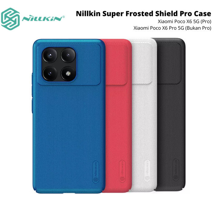 Jual Nillkin Super Frosted Pro Case Xiaomi Poco X6 5G Pro Casing ...