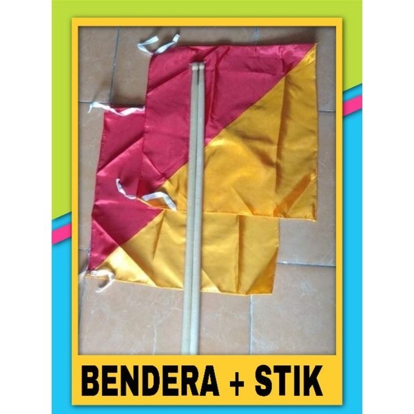 Jual Bendera Semaphore + Stik / Bendera Simapur / Bendera Semapur ...