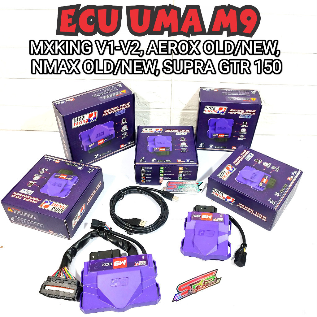 Jual ECU UMA M9 MX KING AEROX NMAX SUPRA GTR SONIC ORIGINAL UMA RACING ...