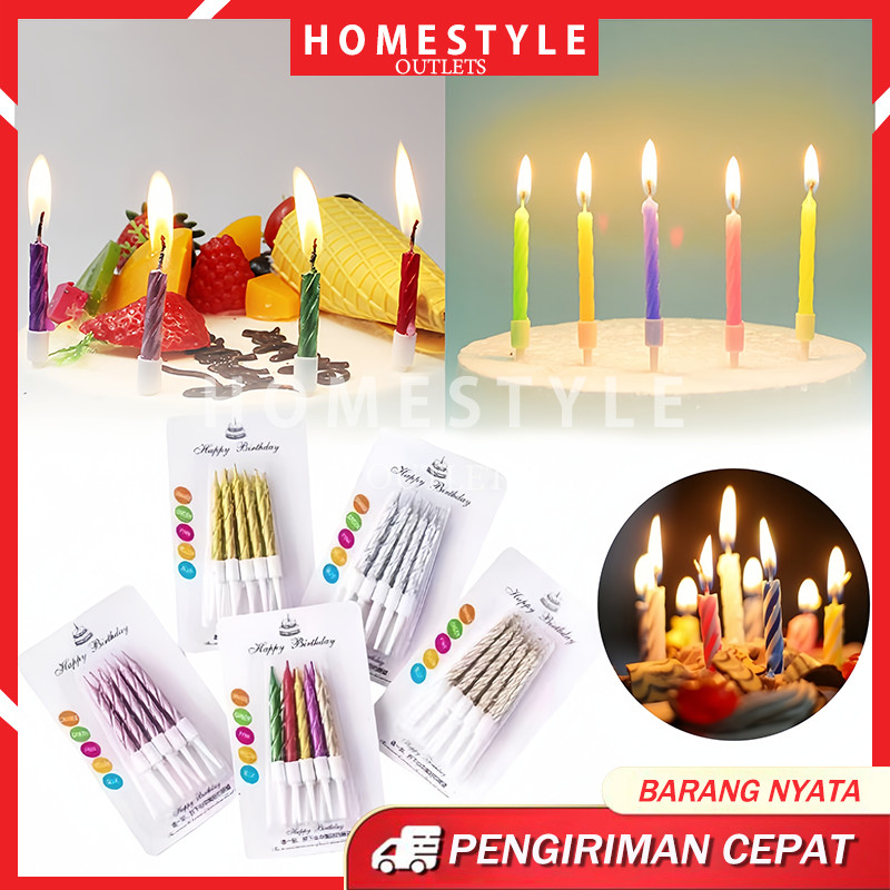 Jual Lilin Ulang Tahun / Happy Birthday Hiasan Kue Ultah / Lilin ...