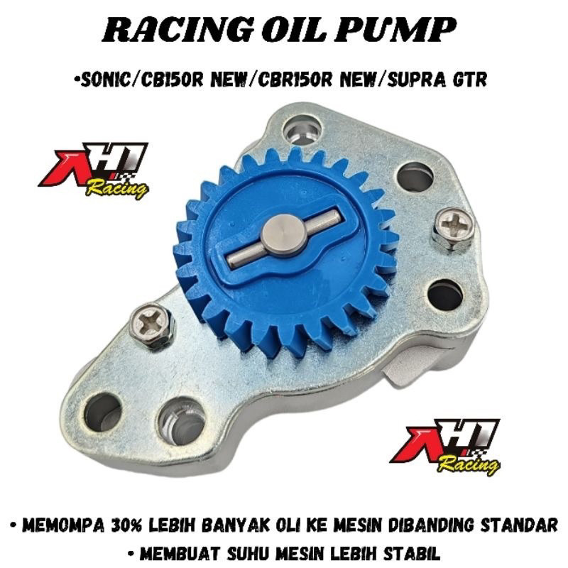 Jual POMPA OLI RACING OIL PUMP HI FLOW AH1 SONIC - NEW CB150 R - NEW CBR150 R - SUPRA GTR 150 ...