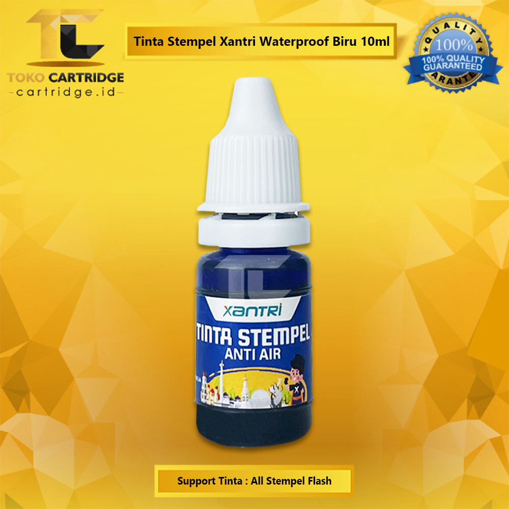Jual Ink Stamp Xantri Flash Permanen Waterproof Tinta Refill Stempel ...