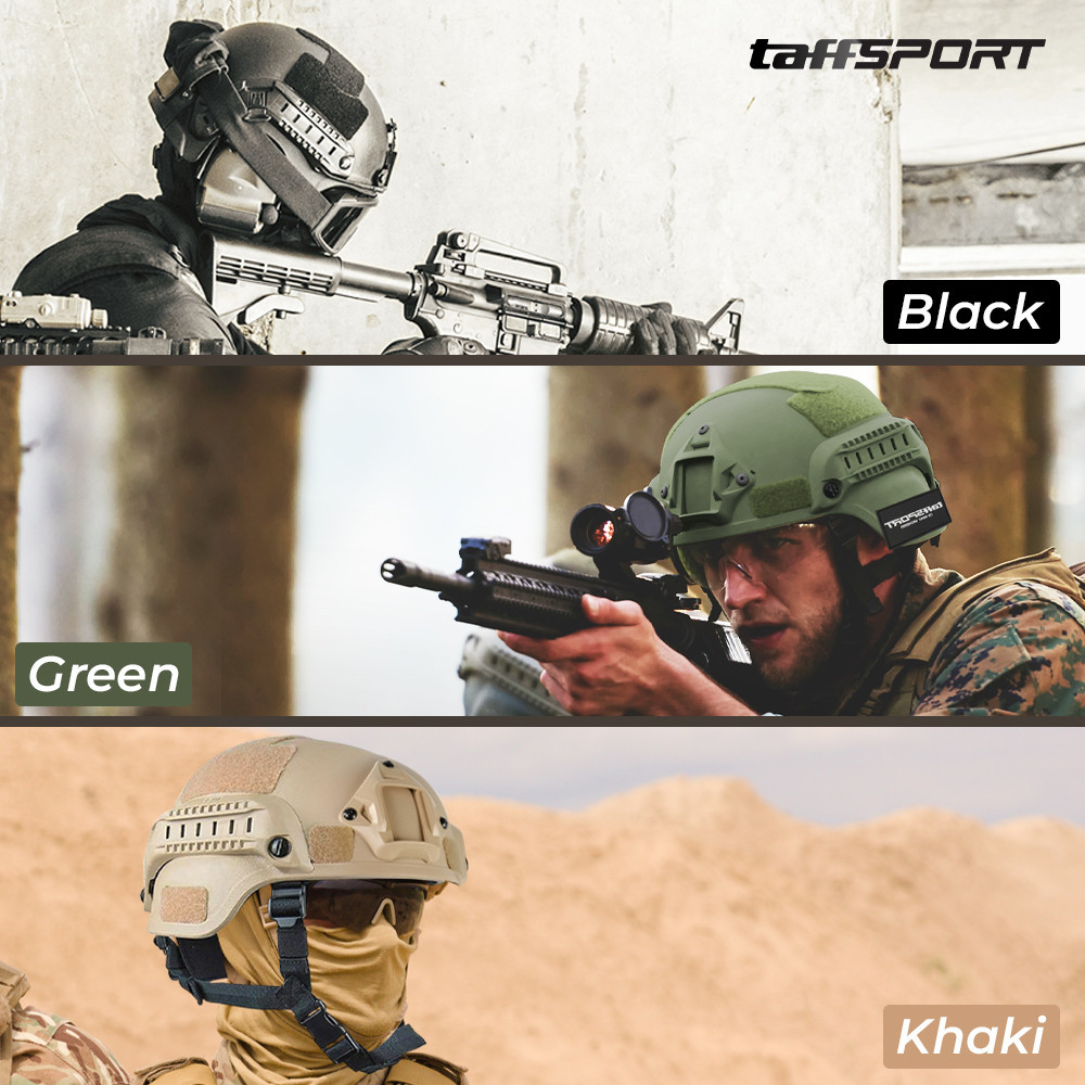 Jual Helm Tentara Militer - TaffSPORT Helm Tactical Airsoft Gun ...