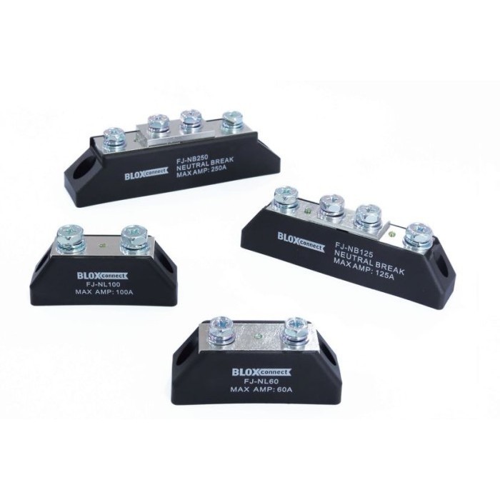 Jual Terminal Block Neutral Break Blox FJ-NB125 125A -SVN12 | Shopee ...
