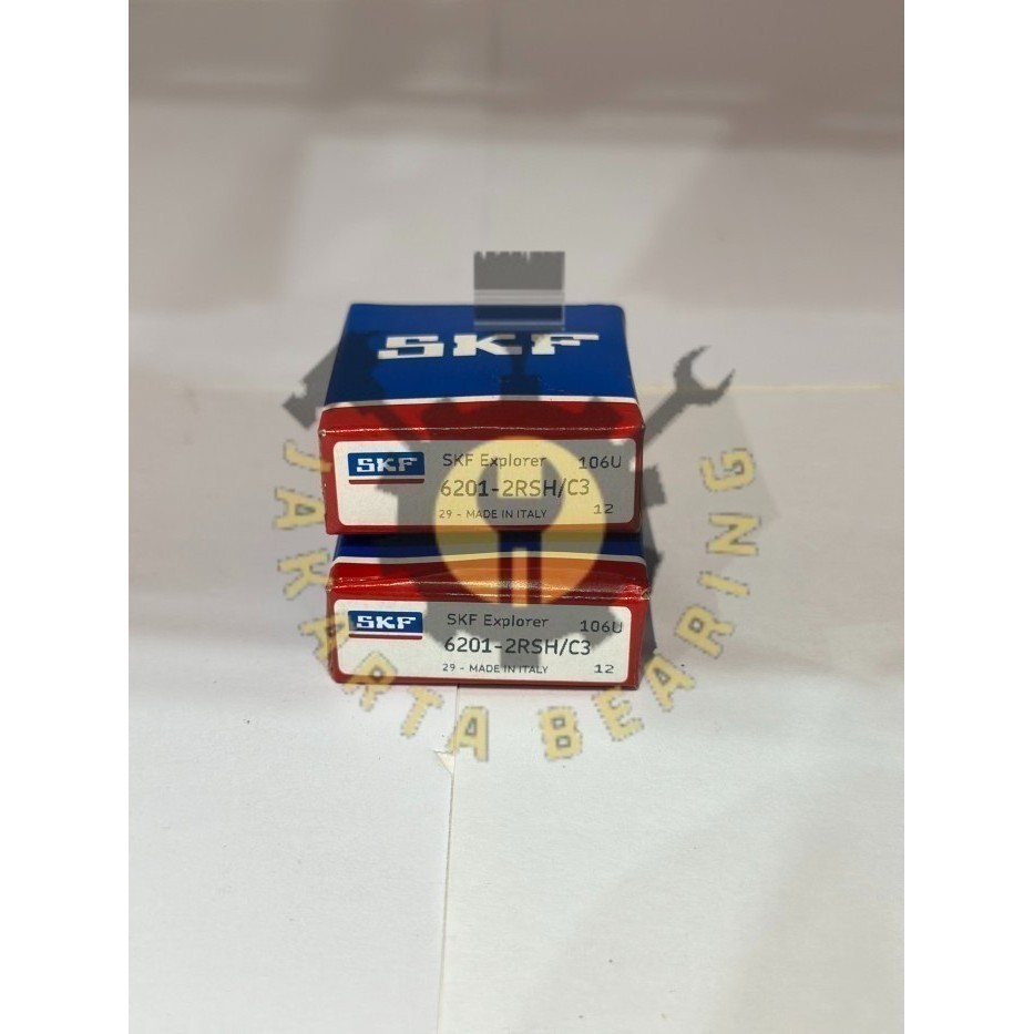 Jual Ball Bearing SKF 6201 2RSH/C3 6201 2RS C3 SKF Original 12x32x10 ...