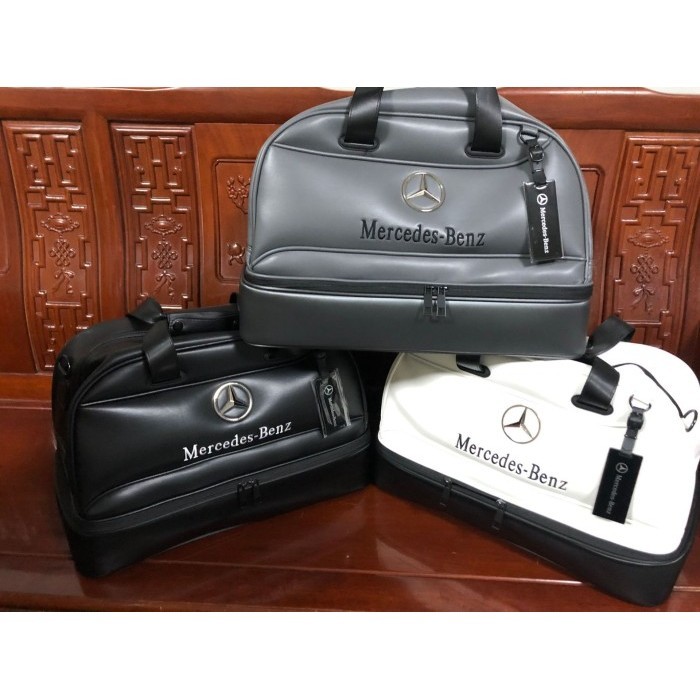 Jual Mercedes Tour Performance Classic Boston Bag - Tas Duffle Bag ...