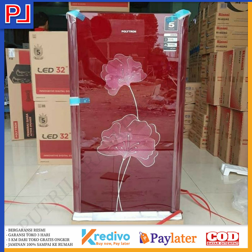 Jual KULKAS POLYTRON 1 PINTU POLYTRON PRA 15 ALR 150 LITERGARANSI RESMI ...