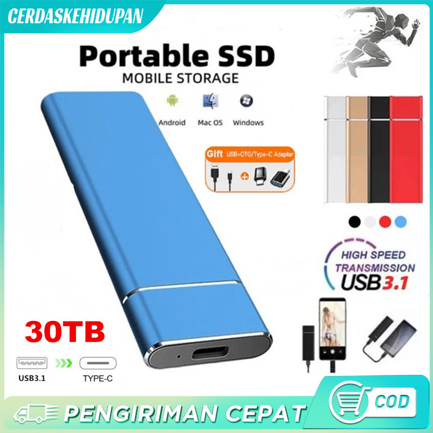 Jual SSD Laptop Portable SSD External SSD Eksternal dengan Kapasitas ...