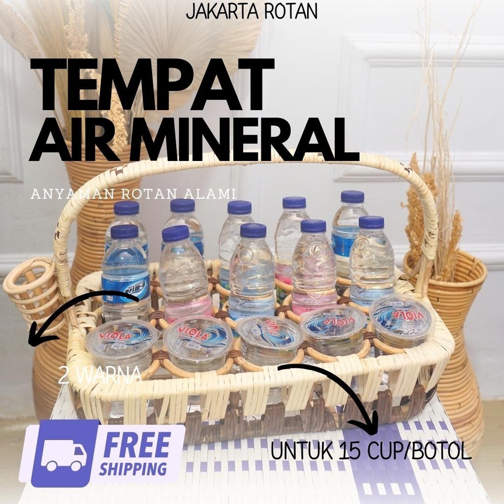 Jual Keranjang/ Wadah/ Tempat Air Mineral Aqua Cup Ataupun Botol ...