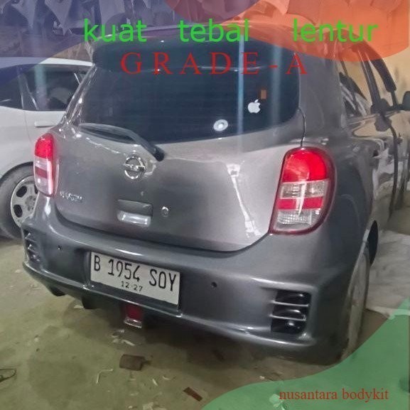Jual bodykit nissan march bodykit marc bodikit march BODY KIT | Shopee ...