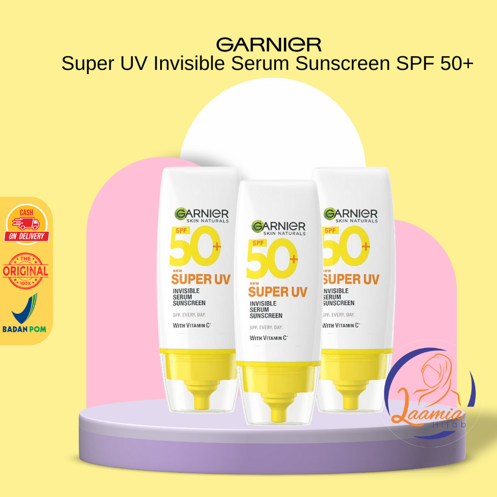 Jual Garnier Super Uv Invisible Serum Sunscreen Spf 50+ Pa++++ 30Ml | Shopee Indonesia