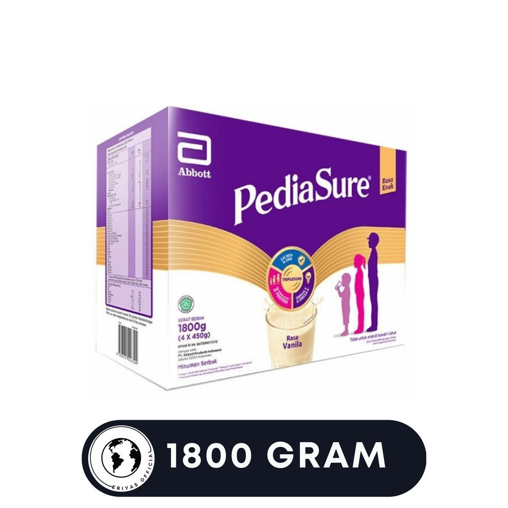 Jual Susu Pediasure 1-10 th rasa Vanilla Nutrisi Pertumbuhan 850 Gram | Shopee Indonesia