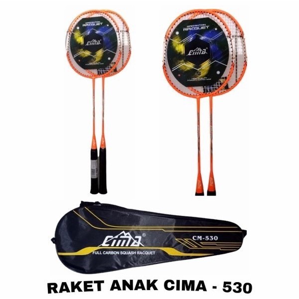 Jual Raket Badminton Bulutangkis Cima isi 2 Free Cover dan Grip -MNB24 ...