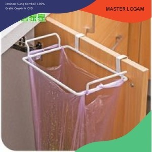Jual gantungan tempat sampah pintu lemari trash bag holder cantolan ...