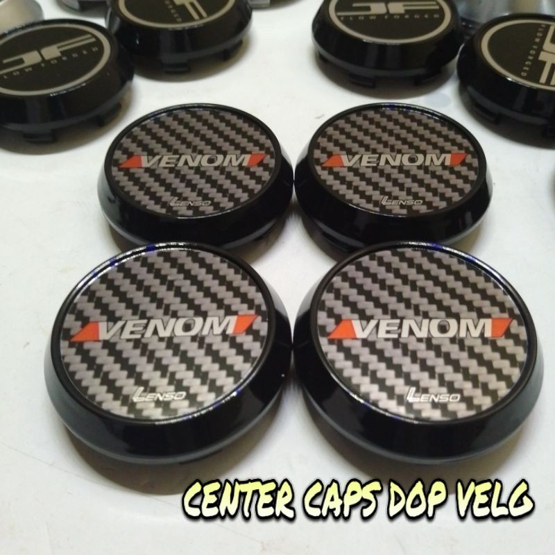 Jual CENTER CAPS DOP VELG LENSO VENOM 7CM | Shopee Indonesia